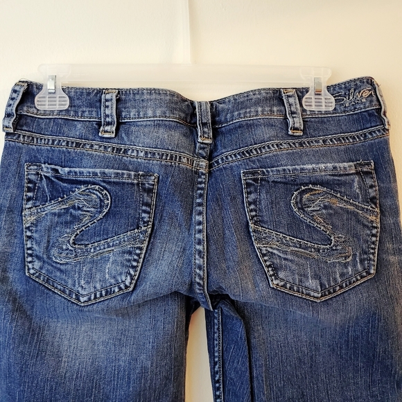 Silver Jeans | Jeans | 3233 Womens Silver Jeans Distressed Rips Boot ...